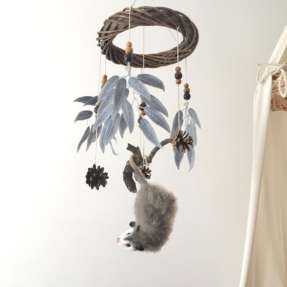 Opossum Room Decor Opossum Crib Mobile Nursery Mobile - Etsy