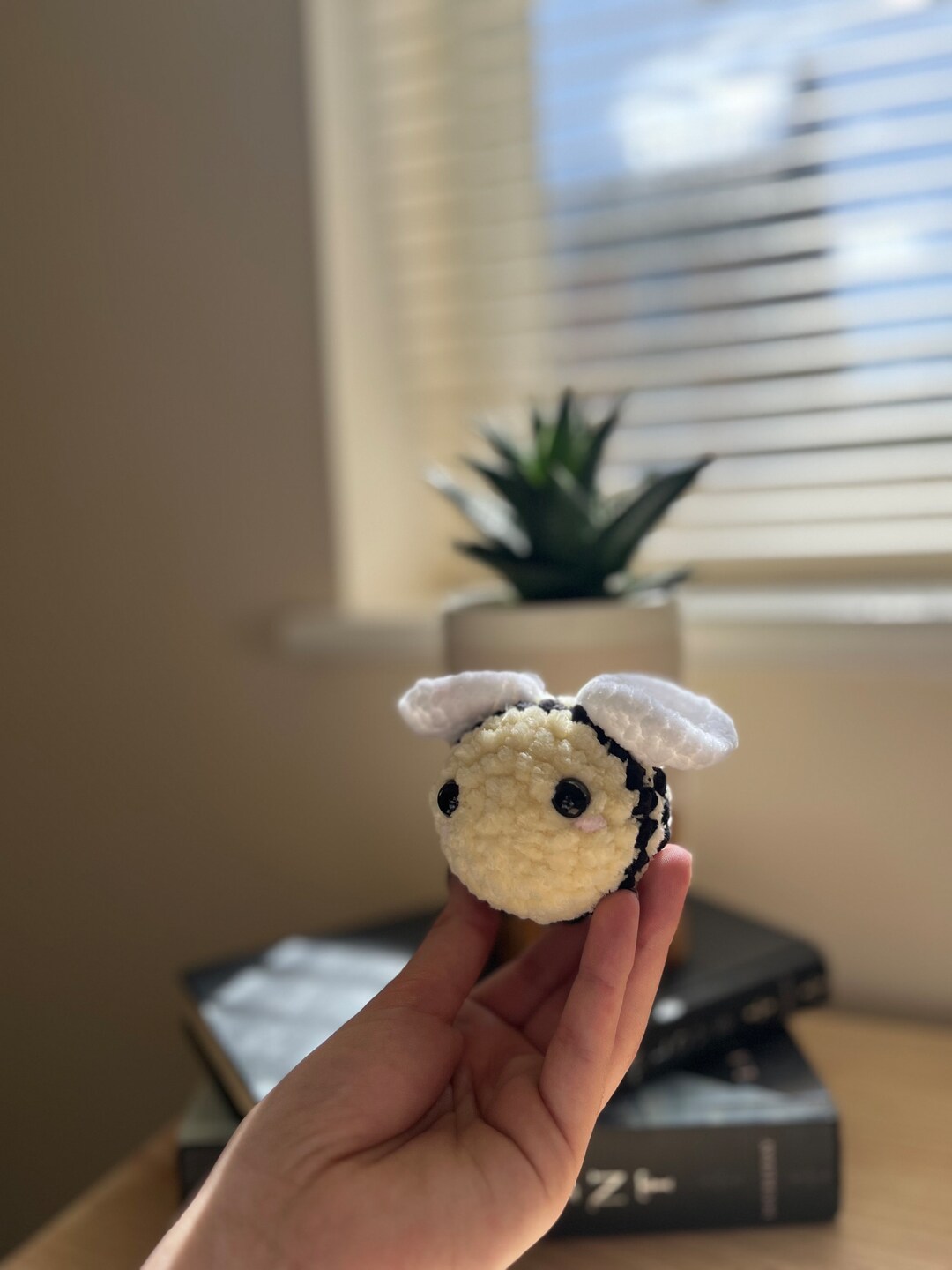 Small Crochet Bee Plushie Crochet Bee-plushie-bee Plush-bee Toy-soft ...