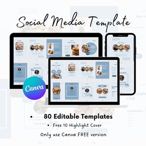 Plantillas Canva de Instagram de cookies listas para usar: simplifique su marketing en redes ...
