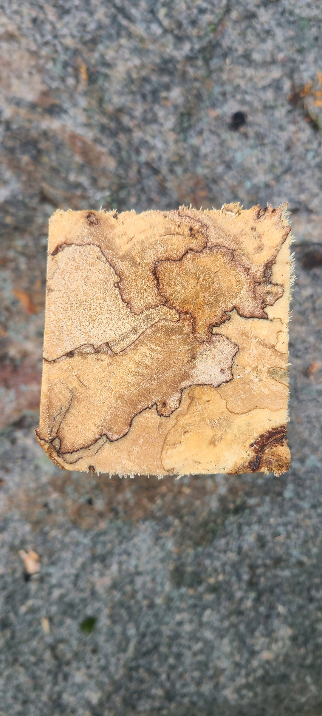 Spalted Birch Cube - Etsy