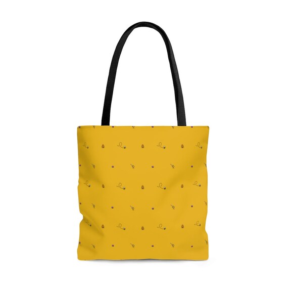 Bee the Coolest With This Bee Themed Yellow Bag Covered in the - Etsy