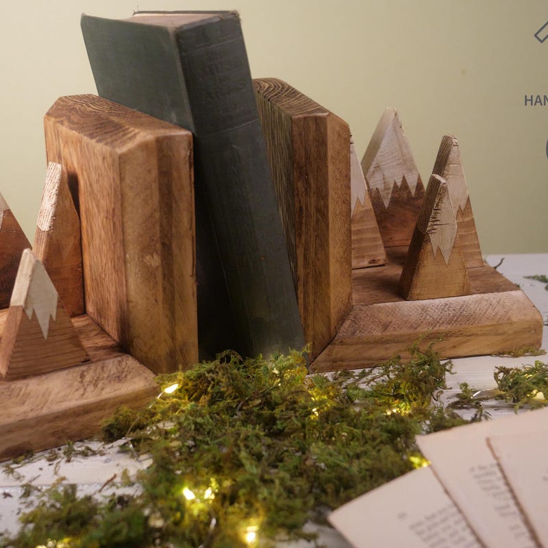 Upcycled Bookends - Etsy