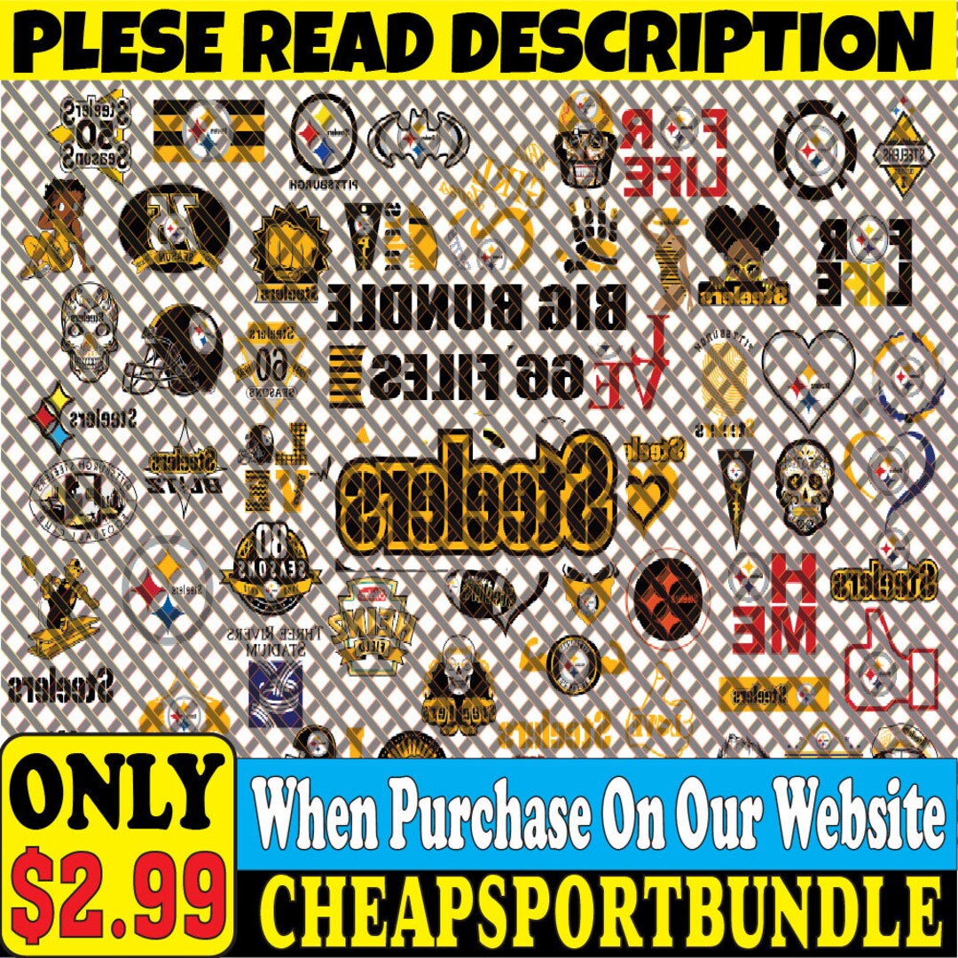 Pittsburgh-steelers-svg Clipart Bundle Cutting File NFL - Etsy