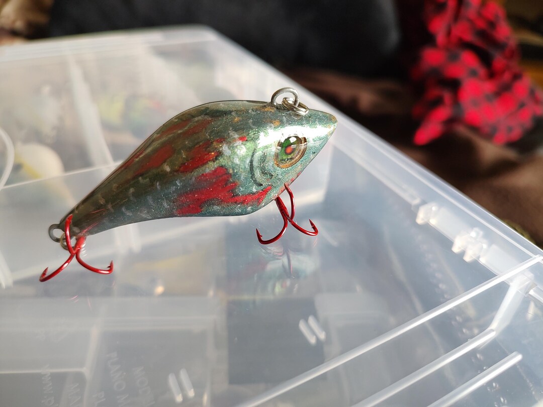 2.5" Hand Painted Hard Maple Crank Bait Fishing Lure - Etsy