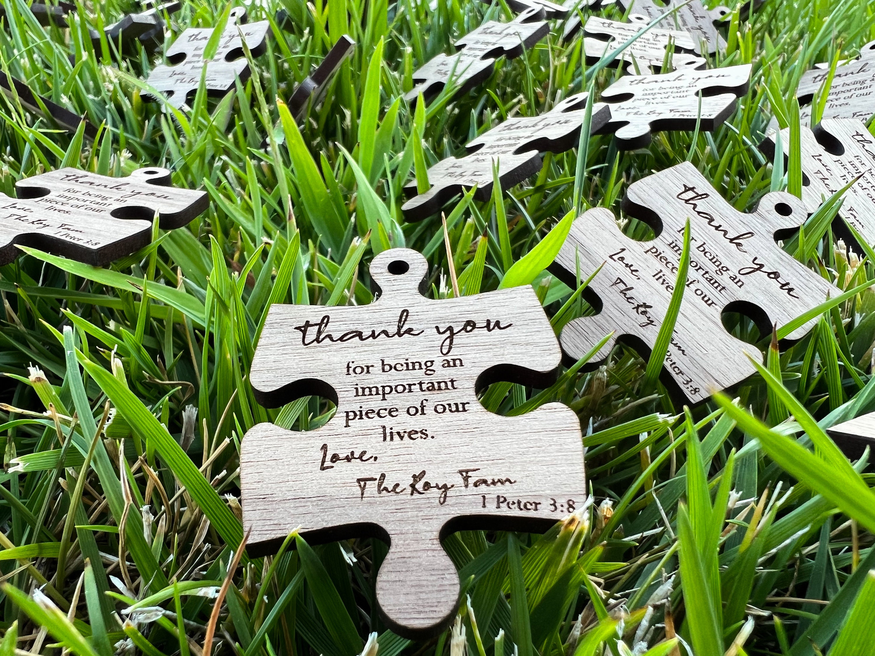 Puzzle Piece Thank You Gift Moving Away Thank You Gift - Etsy
