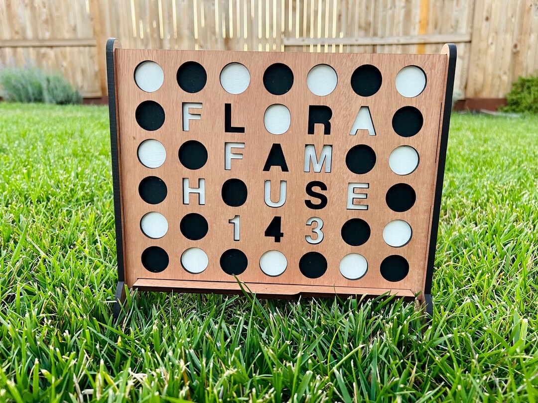 Personalized Connect Four Custom Connect Four Board Game Family Game ...