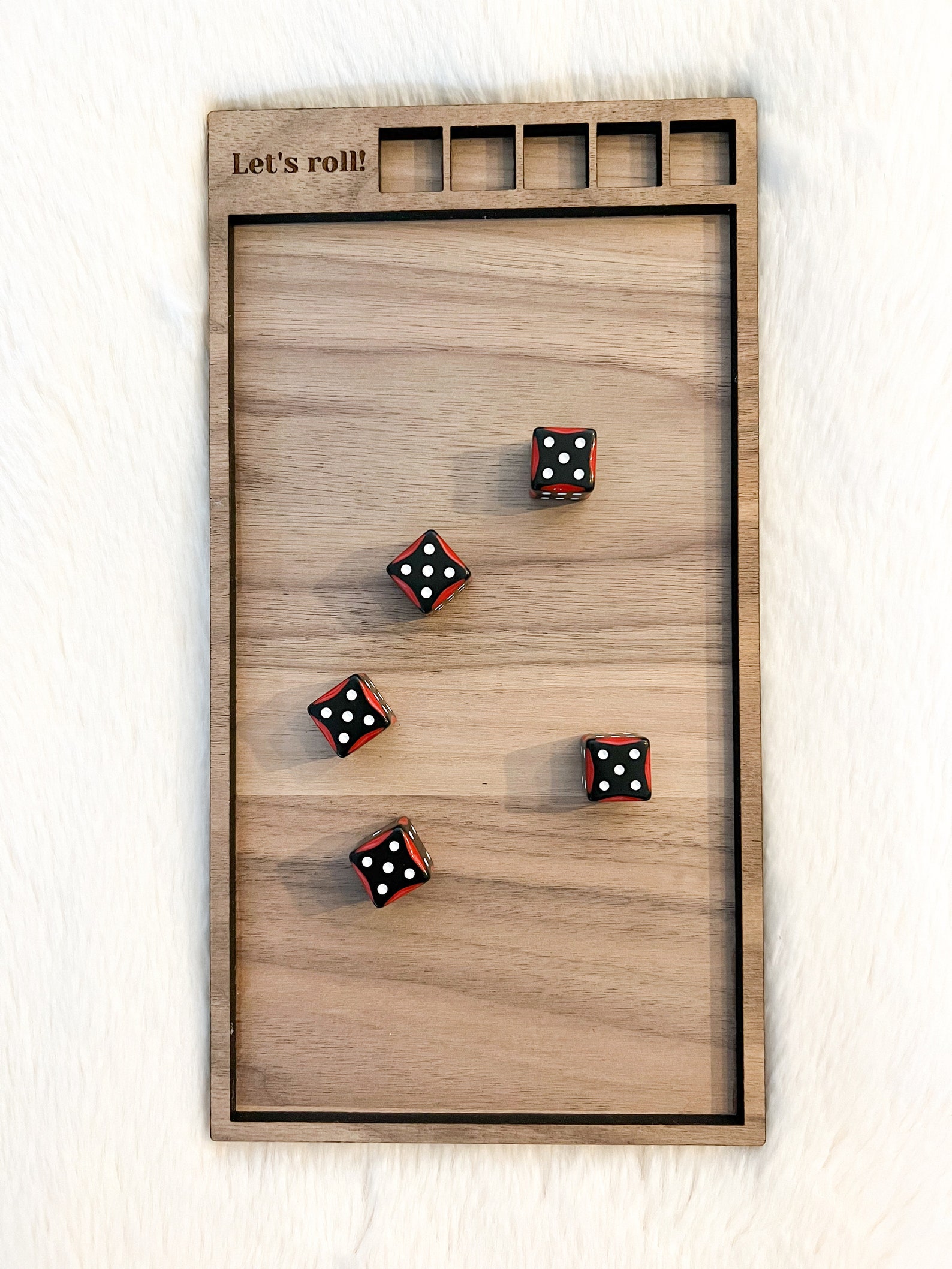 Yahtzee Scoreboard Custom Yahtzee Scoreboard Yahtzee Dice Tray Yahtzee ...