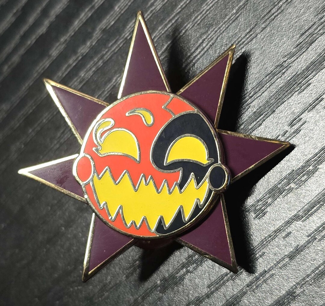 Jack O' Moon Spinning Glow in the Dark Enamel Pin - Etsy