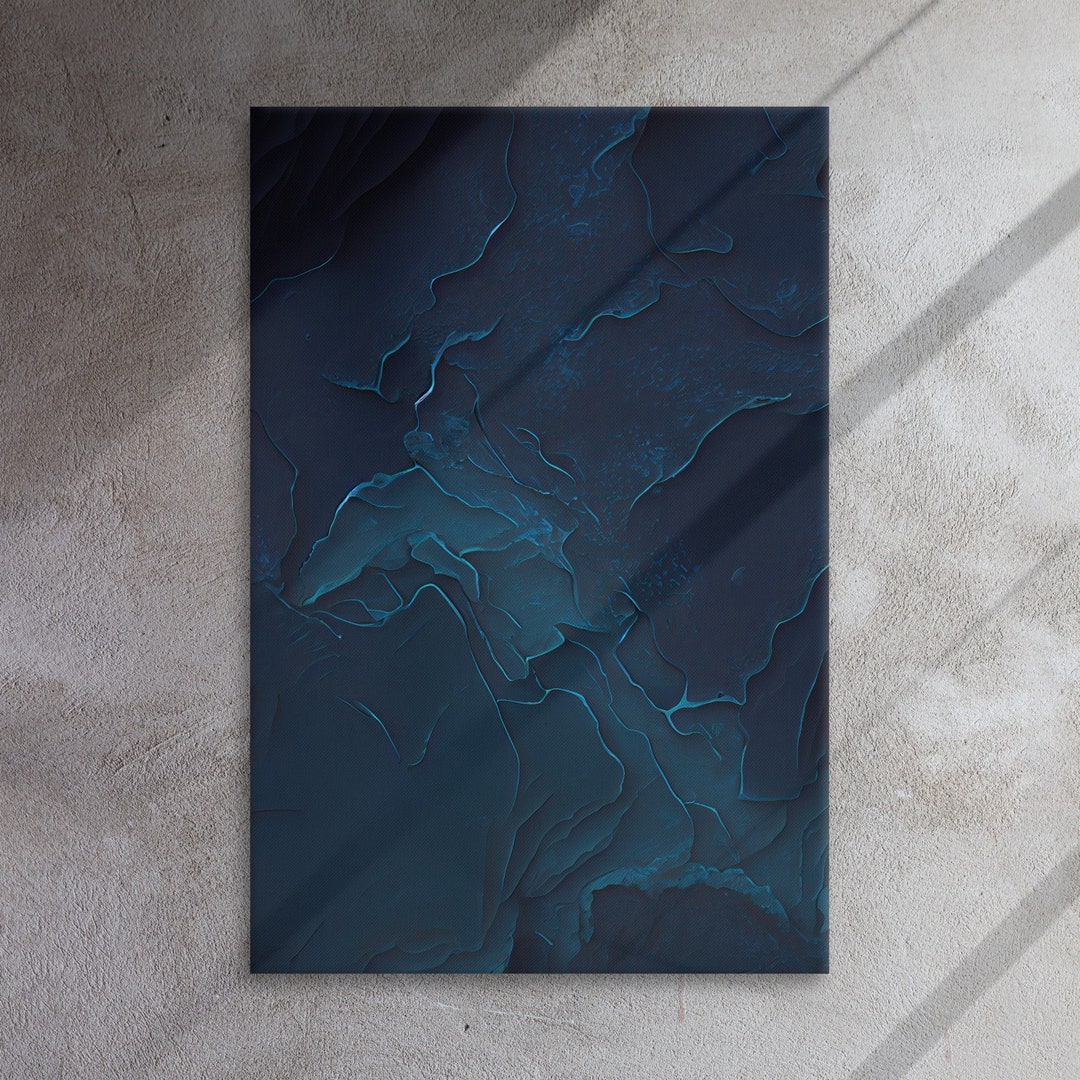 Deep Oceanic - High Resolution Vertical Canvas (unframed) - Etsy