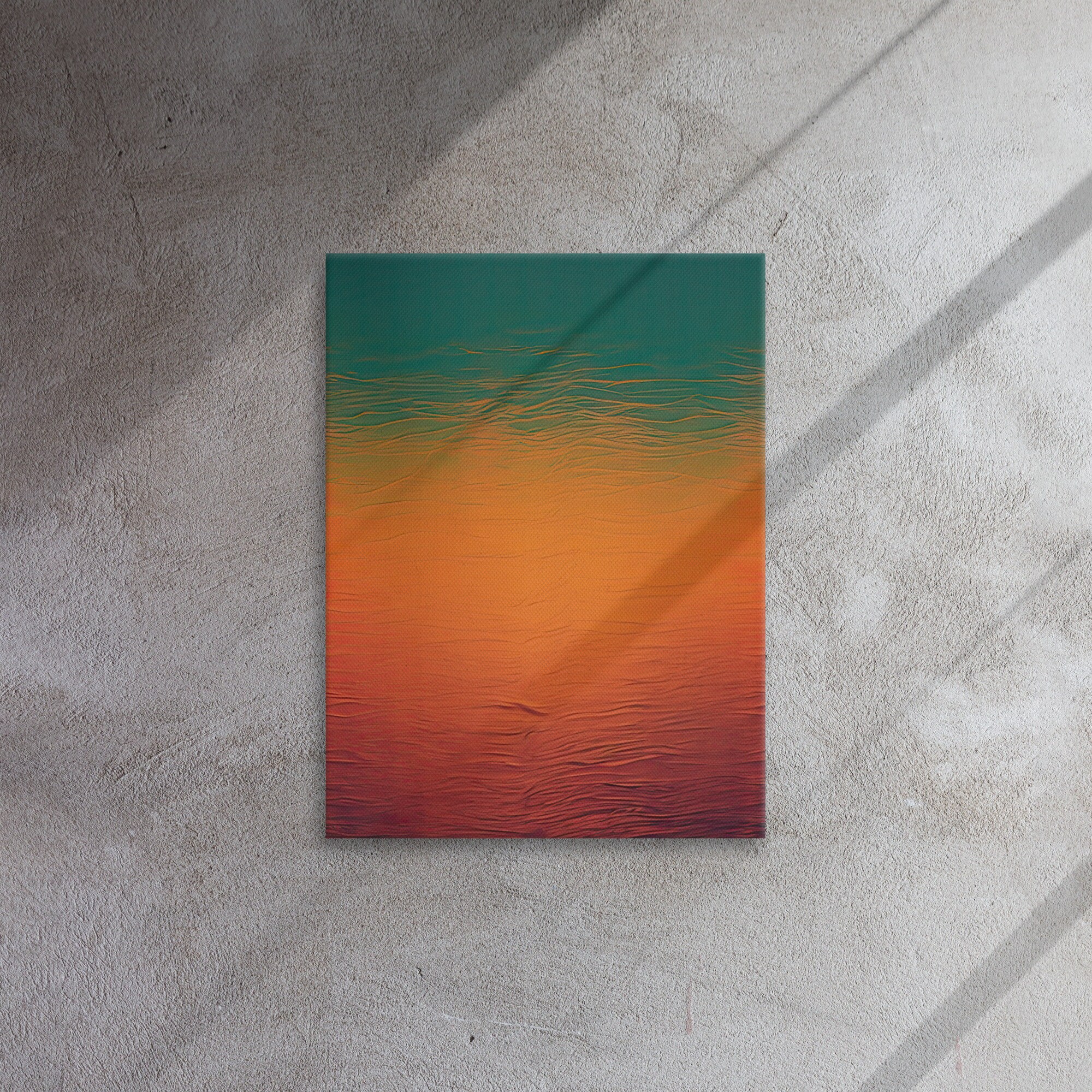 Sun and Sea High Resolution Vertical Canvas unframed - Etsy