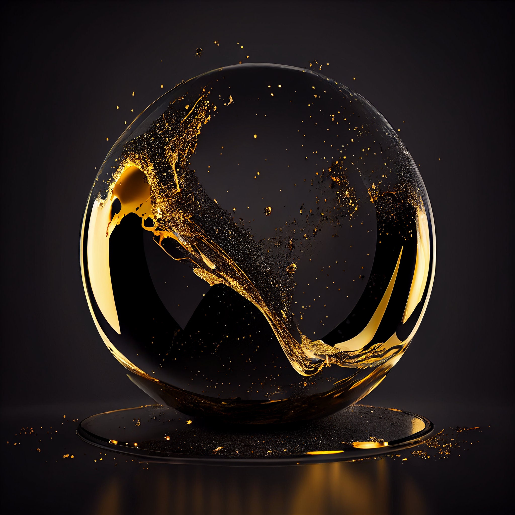 Snow Globe: Vantagold - Etsy