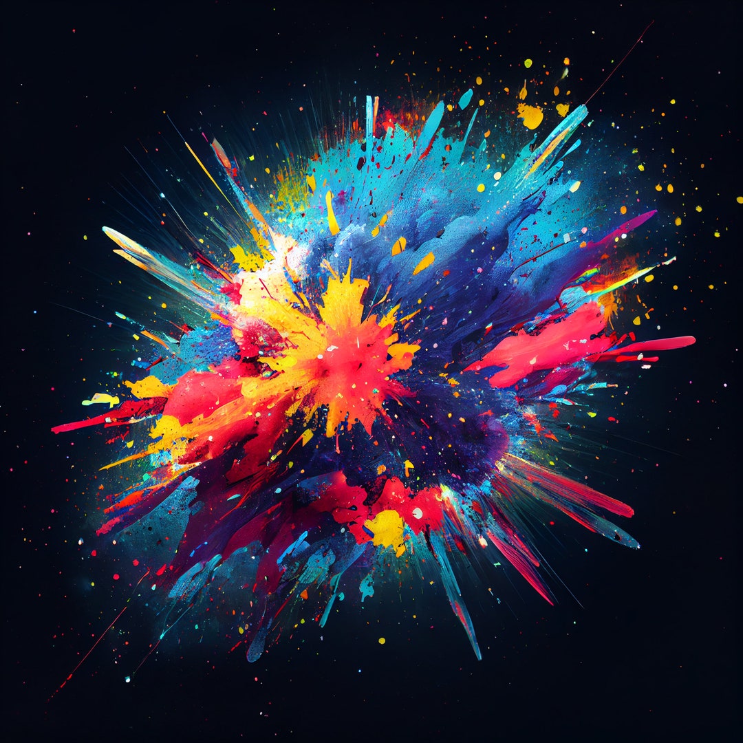 Paint Splatter: Confetti - Etsy