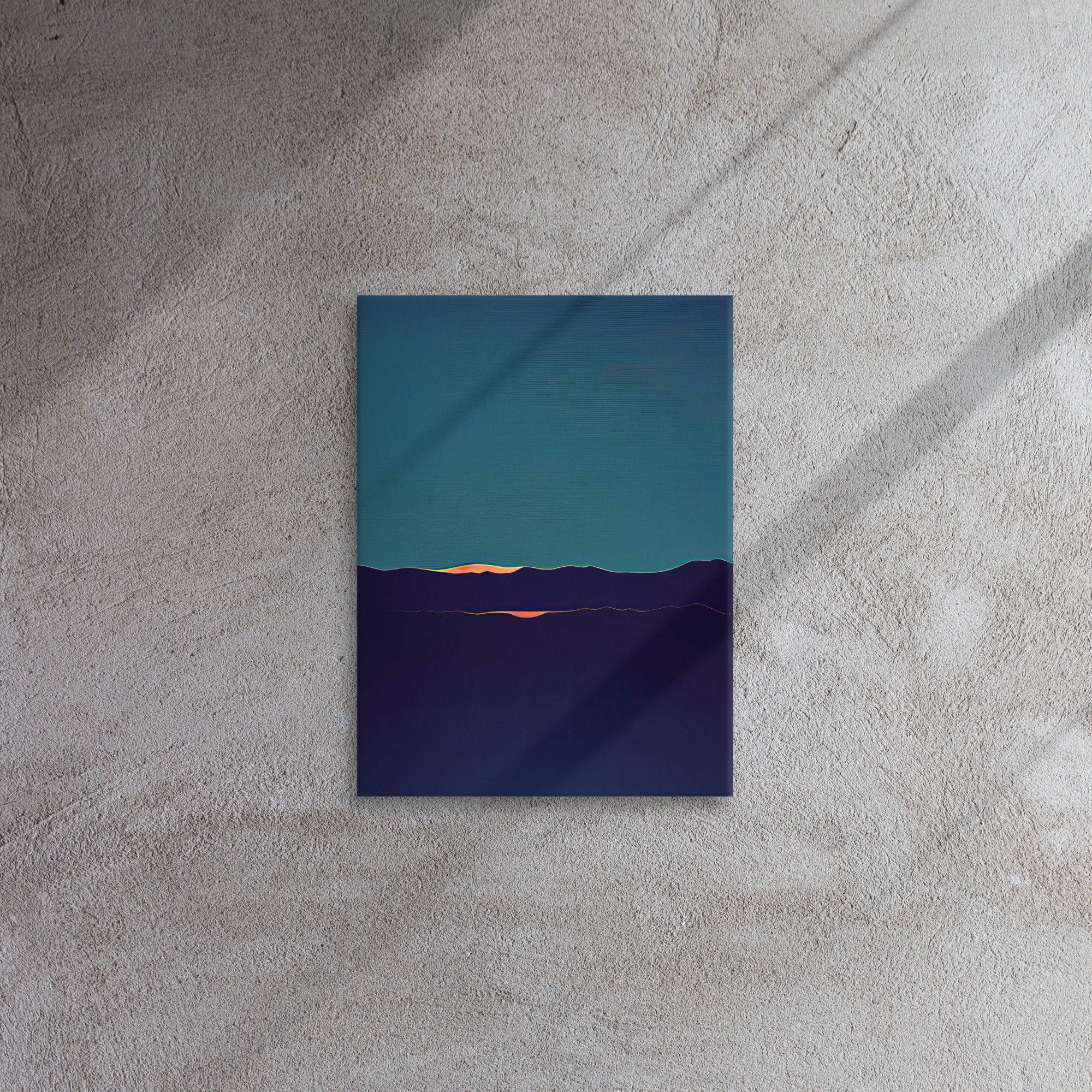 Peaking Sunset - Vertical High Resolution Canvas (unframed) - Etsy