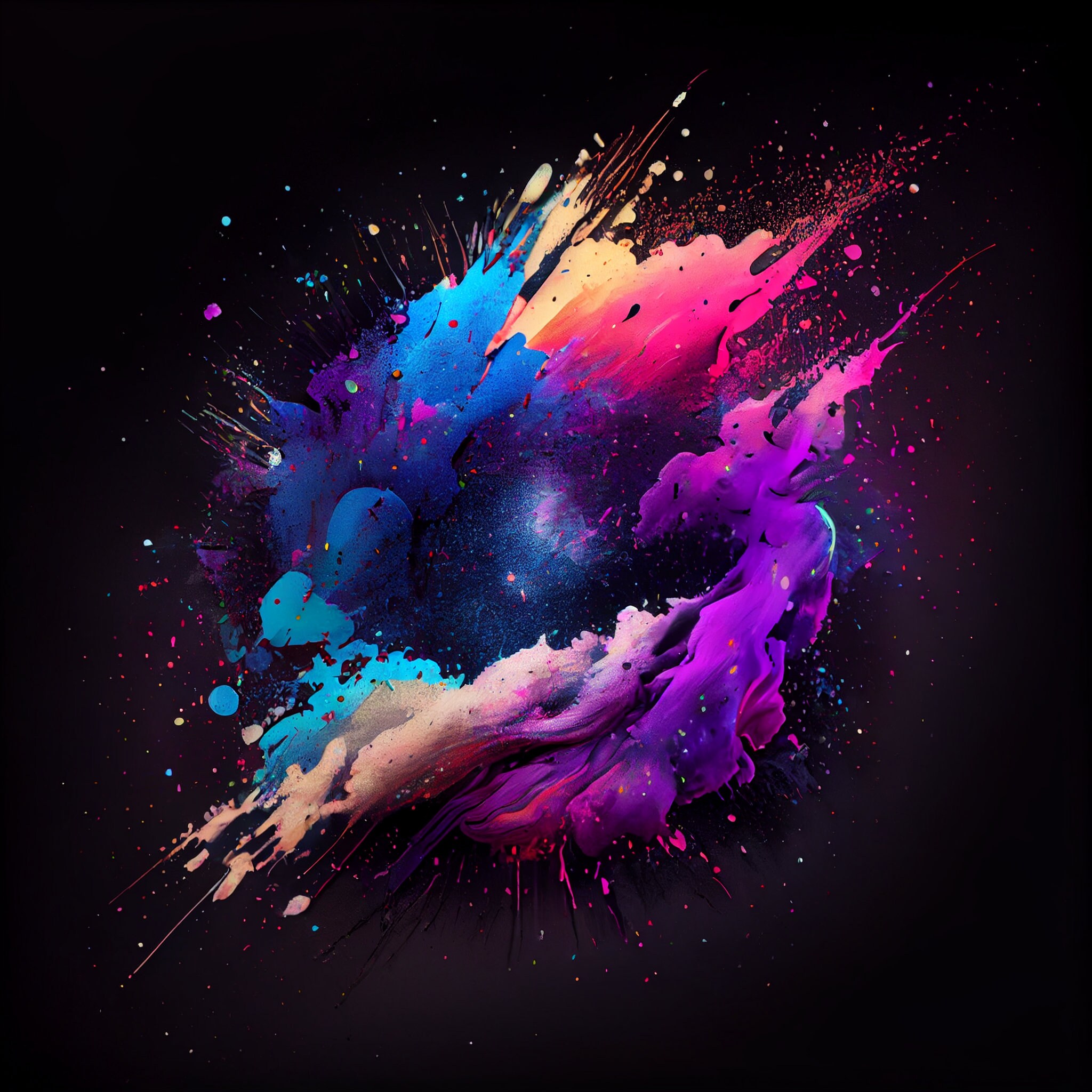 Paint Splatter: Celestial - Etsy