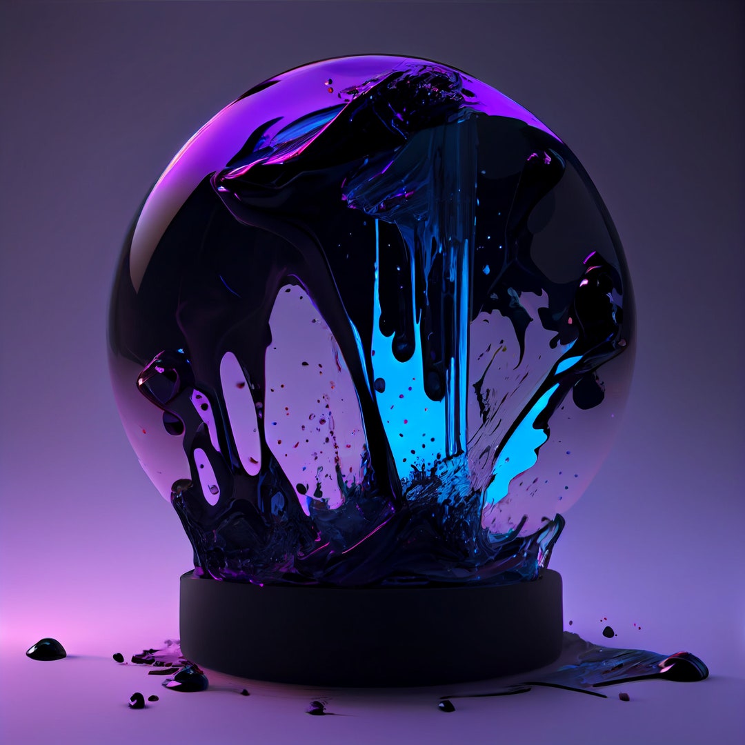 Snow Globe: Venom (digital Download) - Etsy