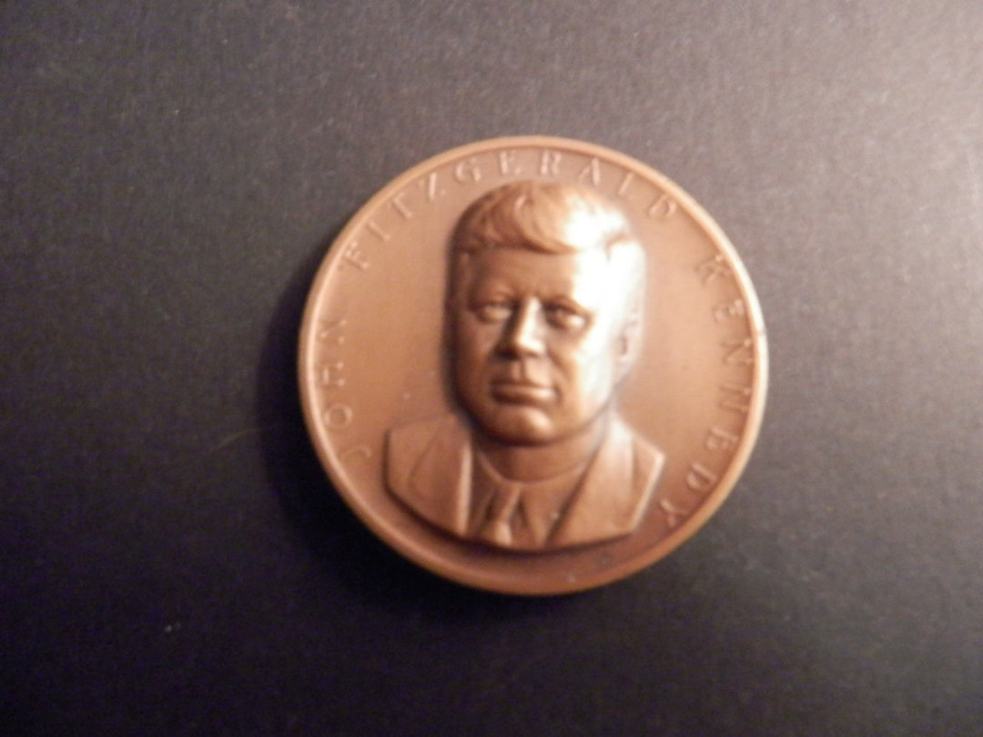 Collectible JFK Inaugural Bronze Medal - A0259 - Etsy