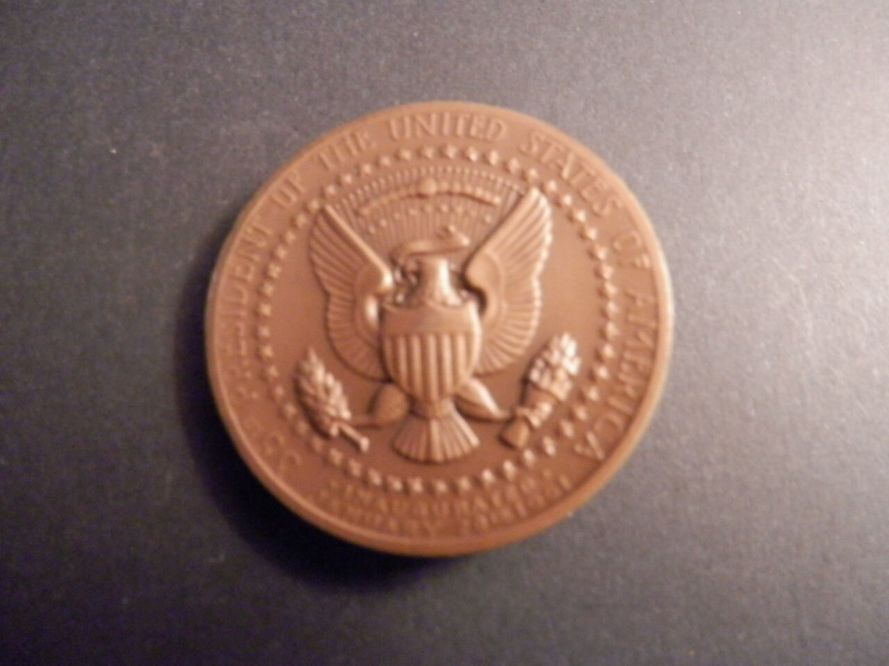 Collectible JFK Inaugural Bronze Medal - A0259 - Etsy