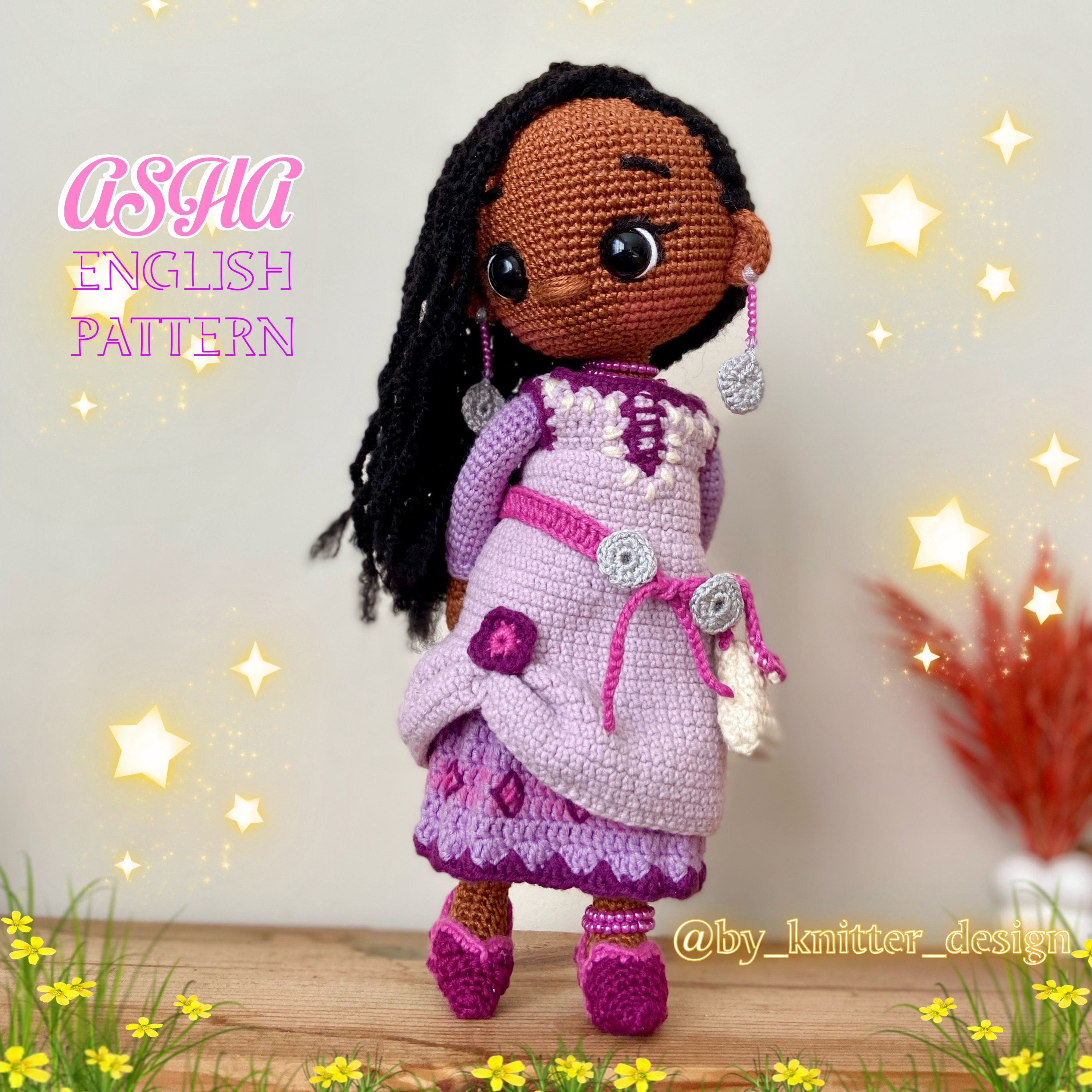 ASHA Doll Amigurumi ,digital Product - Etsy