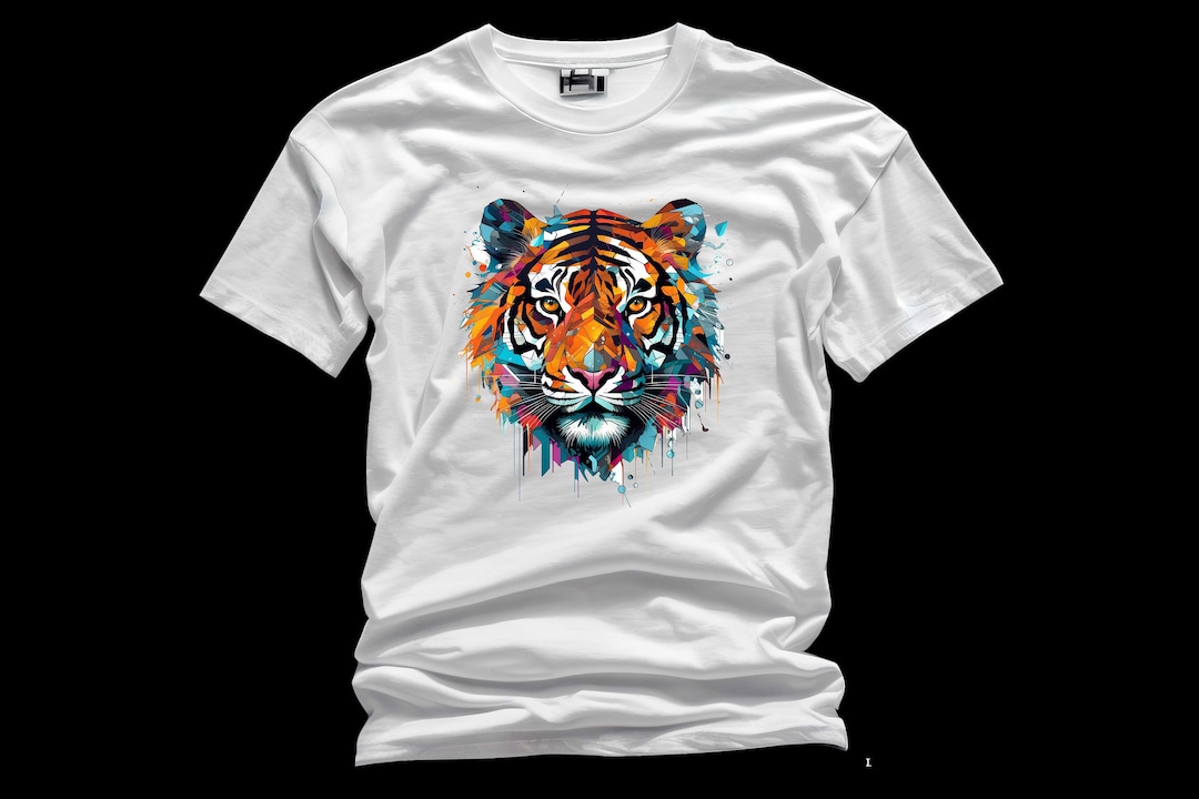 Abstract Neon Color T-shirt Design: A Roaring Style Statement - Etsy