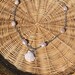 Handmade Seed Bead Sunstone & Seashell Necklace With Charm, Seashell ...