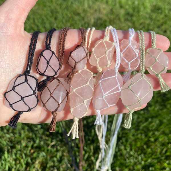 Macrame Necklace - Etsy