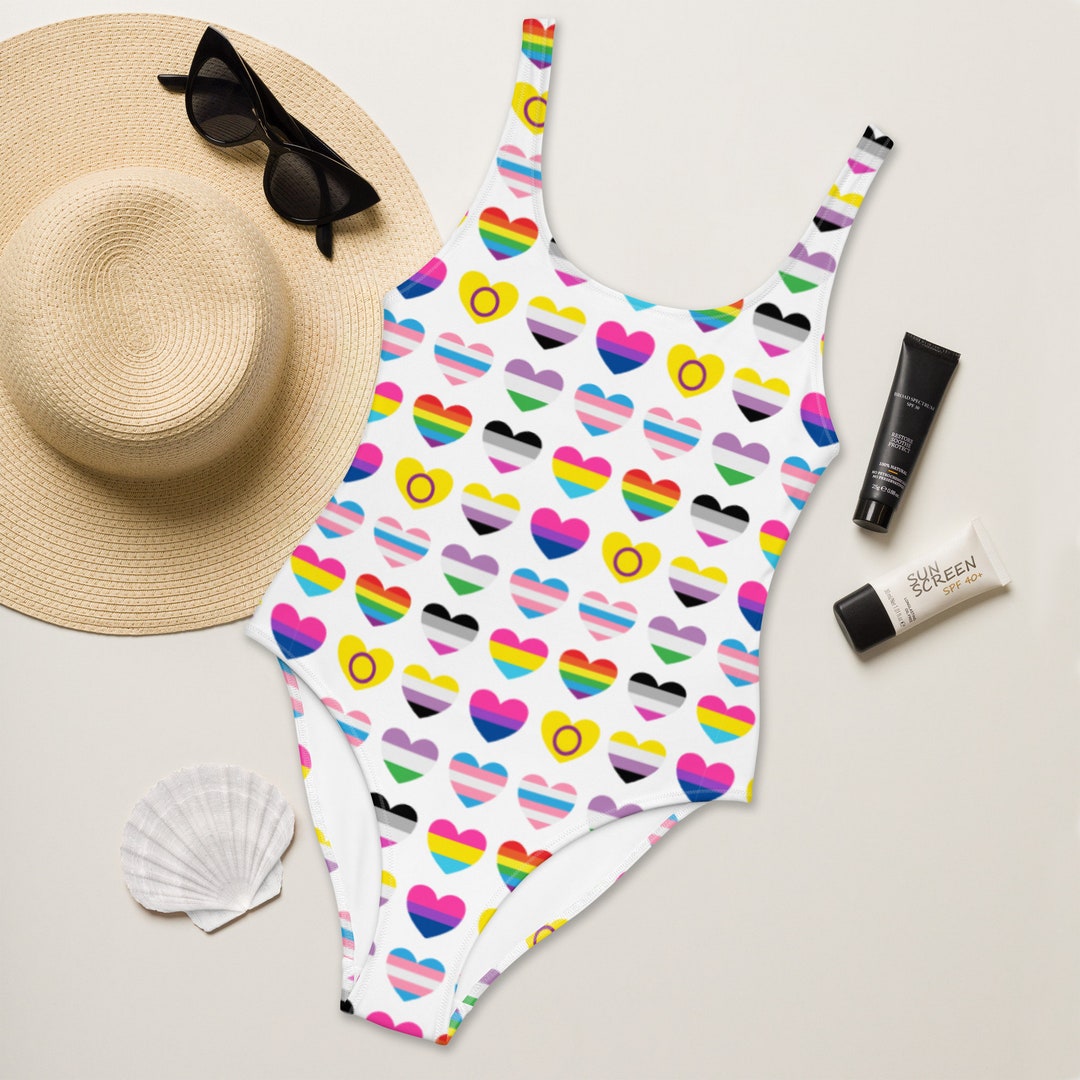 LGBTQ Support One-piece Swimsuit - Etsy