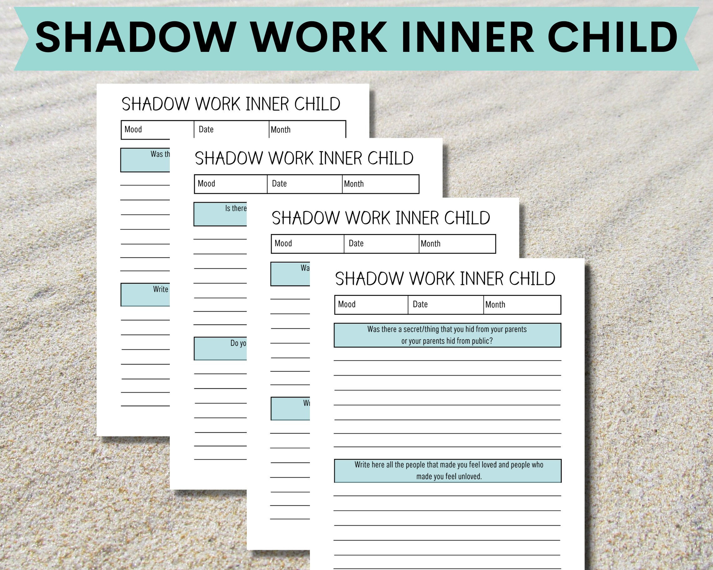 Shadow Work, Inner Child Workbook, Shadow Work Journal, Spiritual ...