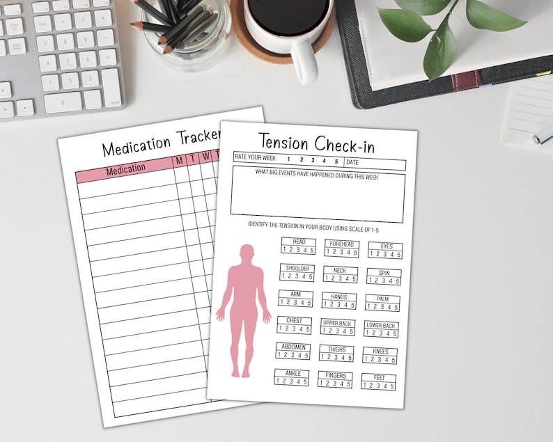 Wellness Workbook Self Care Checklist Wellness Journal - Etsy