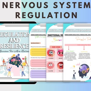 Nervous System Regulation Workbook, Ladder Vagus Vagal Nerve Therapy ...