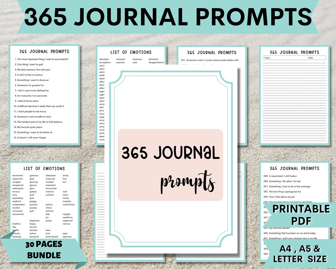 Journal With Prompts, Journal Prompts, Mental Health Journal Prompts ...