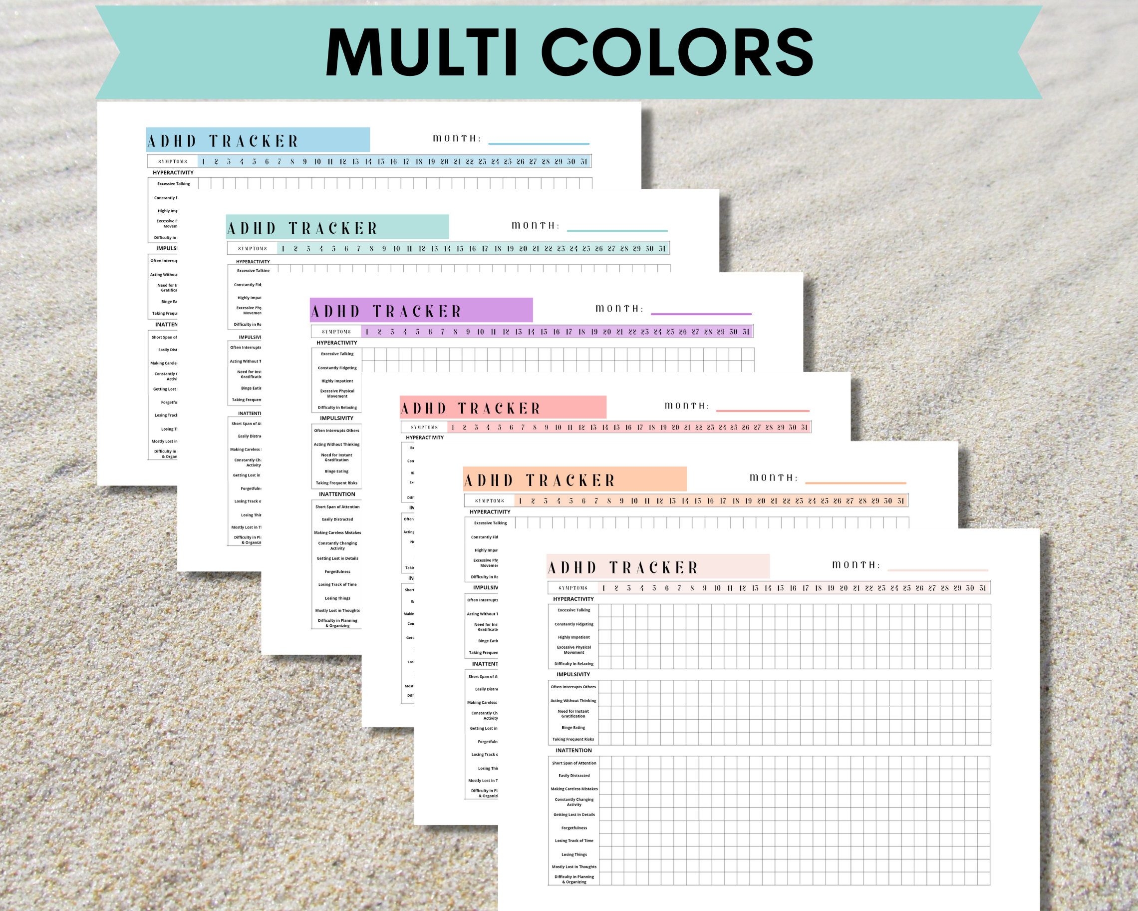 Adhd Planner, Adhd to Do List, Symptom Tracker, Adhd Printable, Adhd ...