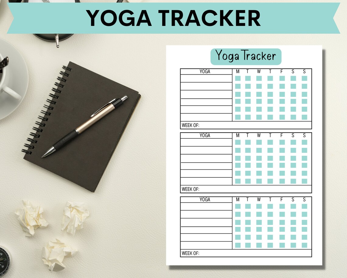 Yoga Journal, Printable Yoga, Printable Journal, Wellness Planner ...