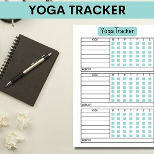 Yoga Journal, Printable Yoga, Printable Journal, Wellness Planner ...