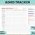 Symptom Tracker, Anxiety Journal, Anxiety Log, Anxiety Worksheet ...