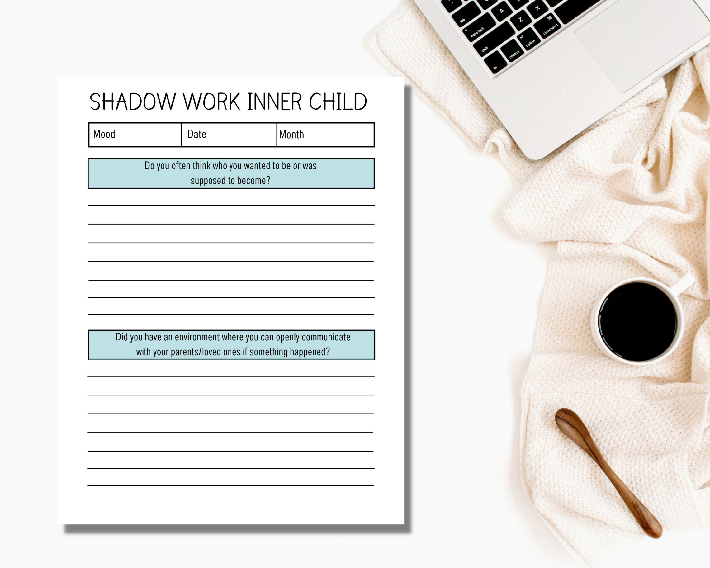 Shadow Work, Inner Child Workbook, Shadow Work Journal, Spiritual ...