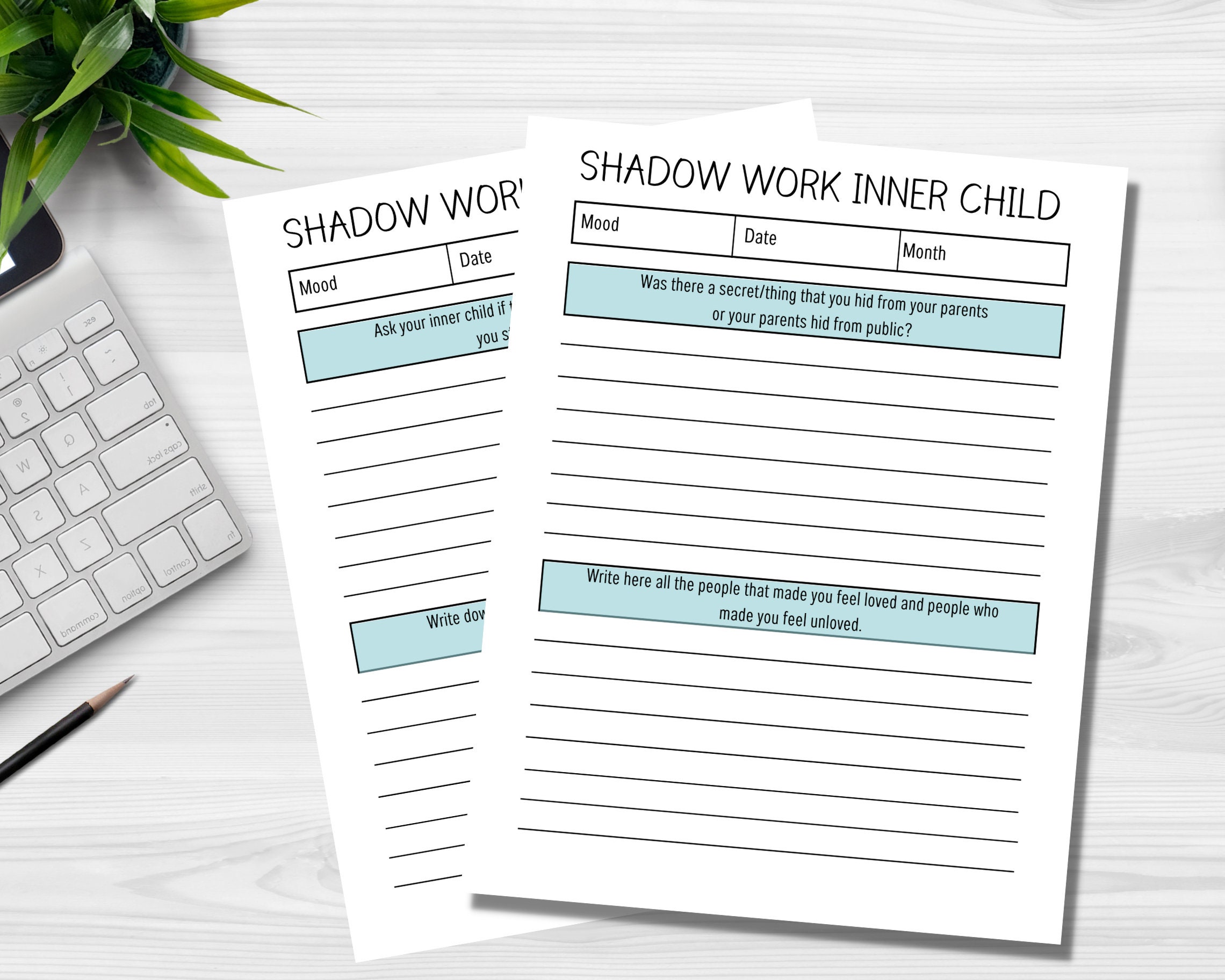 Shadow Work, Inner Child Workbook, Shadow Work Journal, Spiritual ...