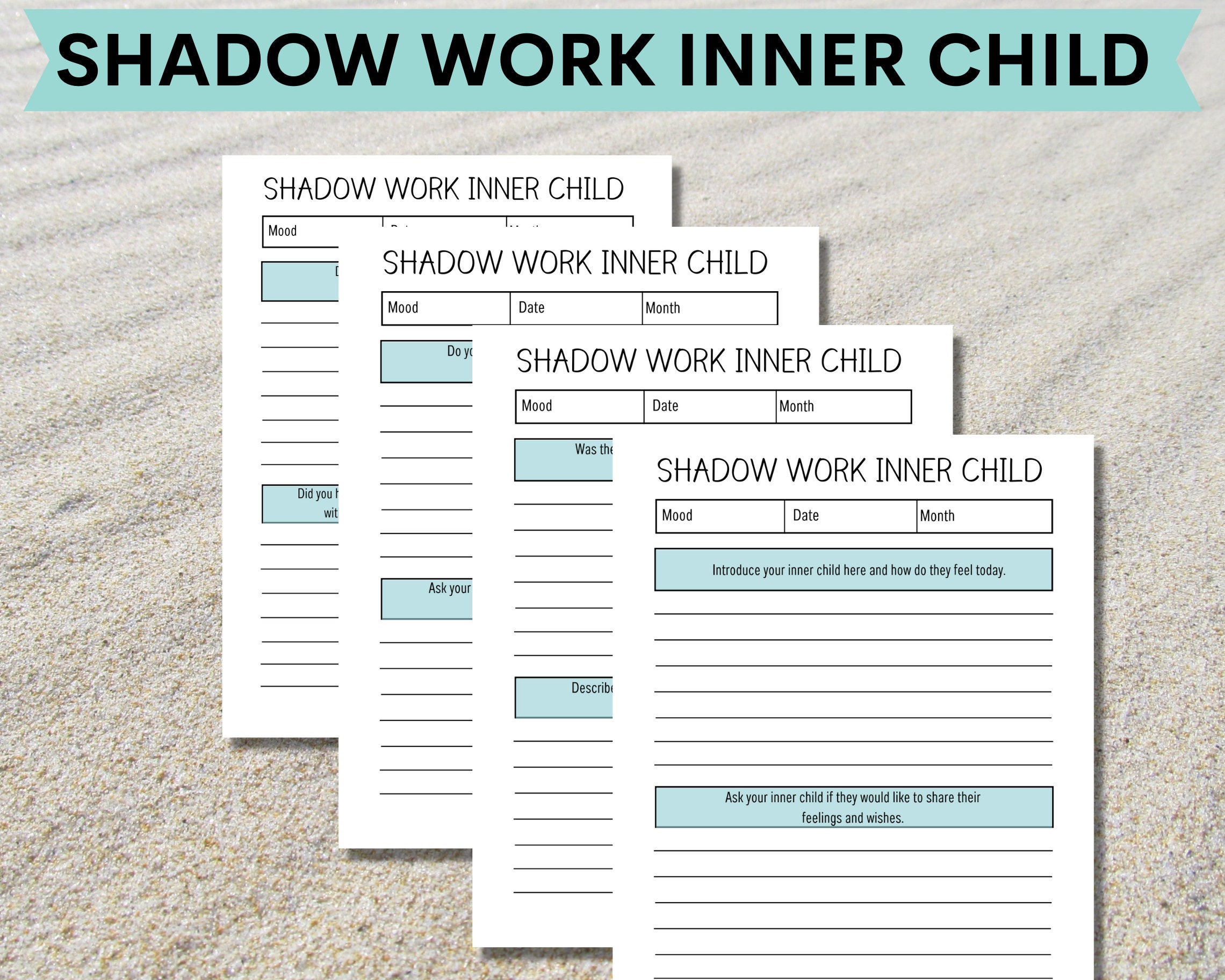 Shadow Work, Inner Child Workbook, Shadow Work Journal, Spiritual ...
