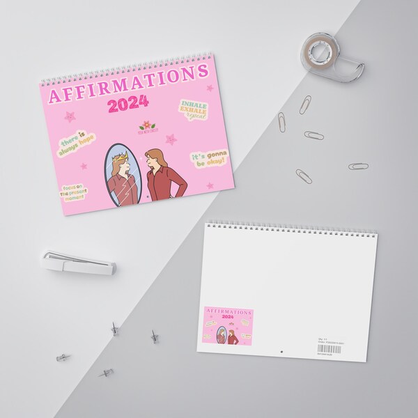 Positive Affirmations Calendar - Etsy