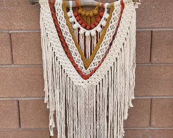 Macrame Antler Wall Hanging - Etsy