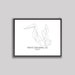 Ski Hill / Trail Map Art - Mont Cascades, Quebec Canada (digital Print ...