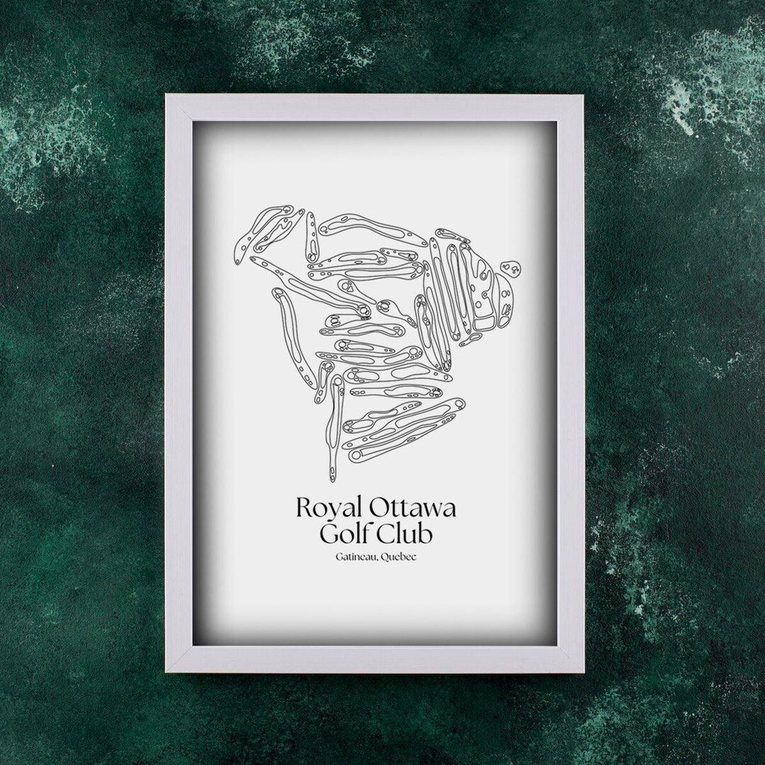 The Royal Ottawa Golf Club, Gatineau Quebec | Hand-drawn Golf Course ...