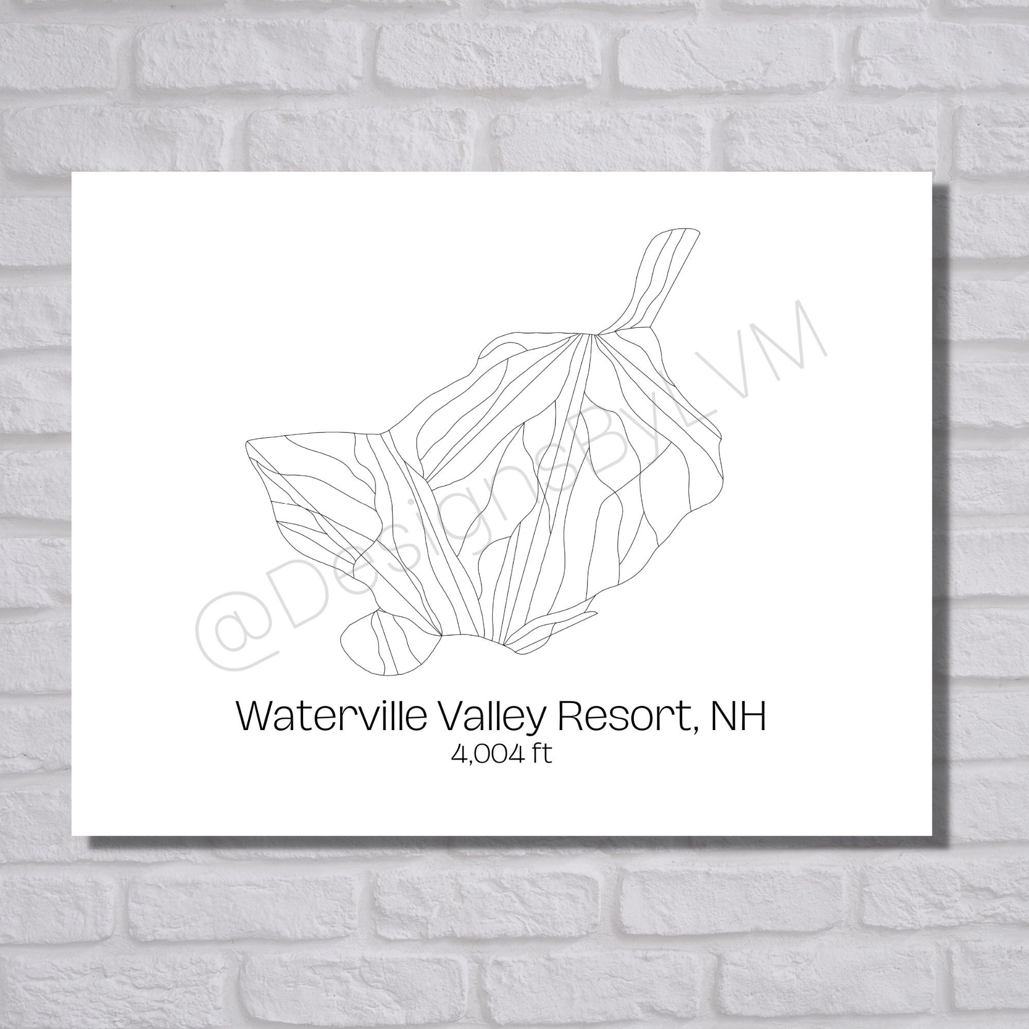 Waterville Valley Resort Map