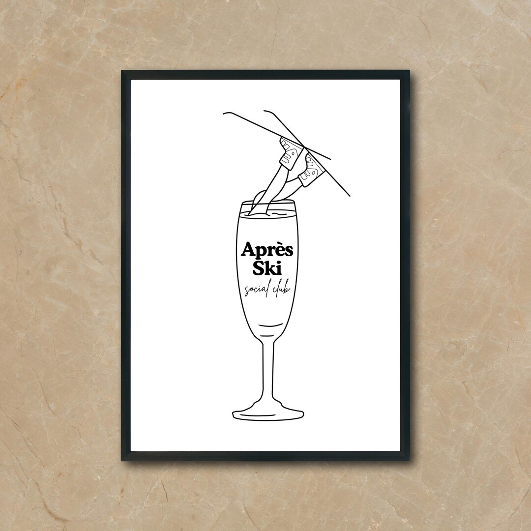 Après Ski Social Club: Legs in Champagne - Digital Print, Wall Art, PNG ...