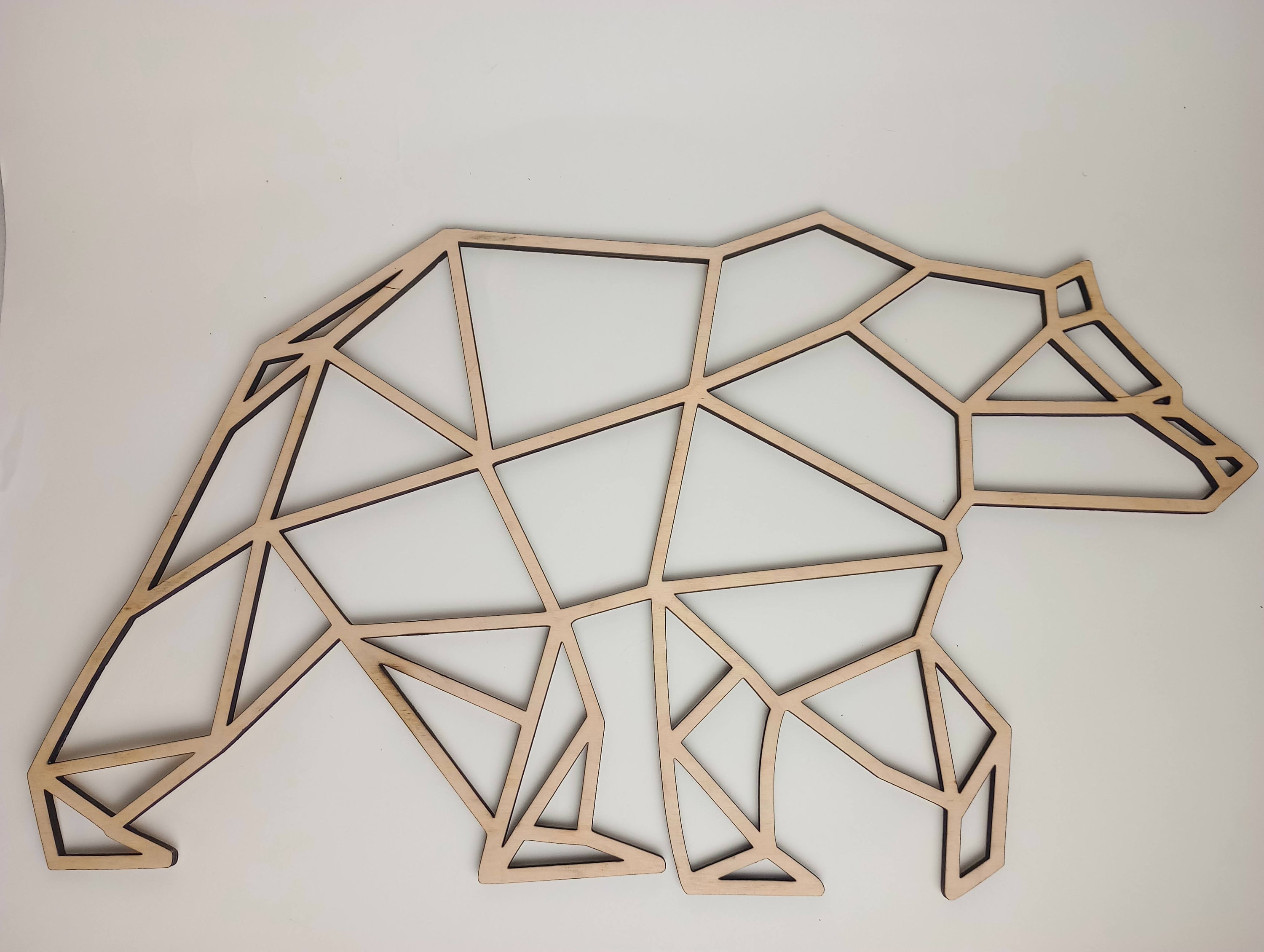 Geometric Bear Theo, Digital Download, Svg., Home Decor, Wall Hanging ...