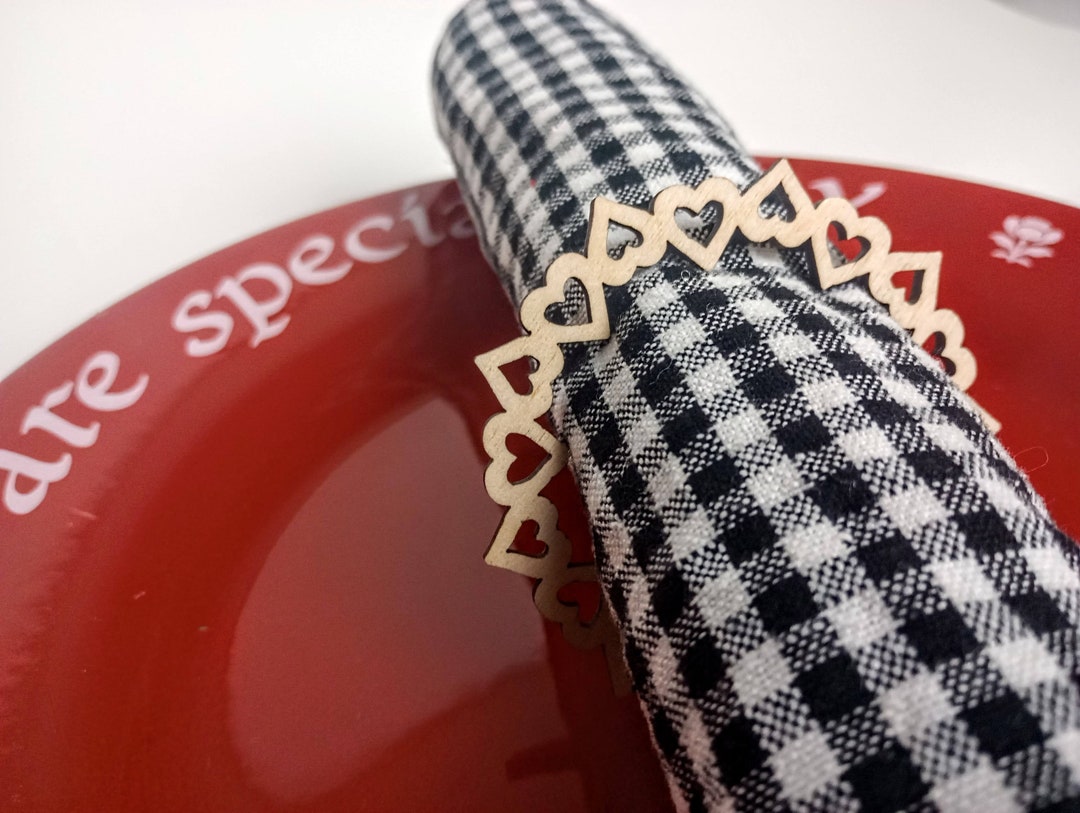 Heart Ring, Digital Download Svg, Party, Valentine, Napkin Ring, Wreath ...