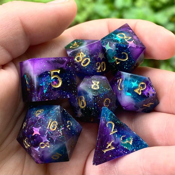 Dice Set Galaxy - Etsy