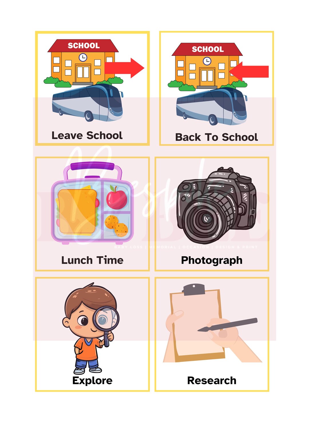 Class Outing | School Trip | Visual Timetable | SEN | Education ...