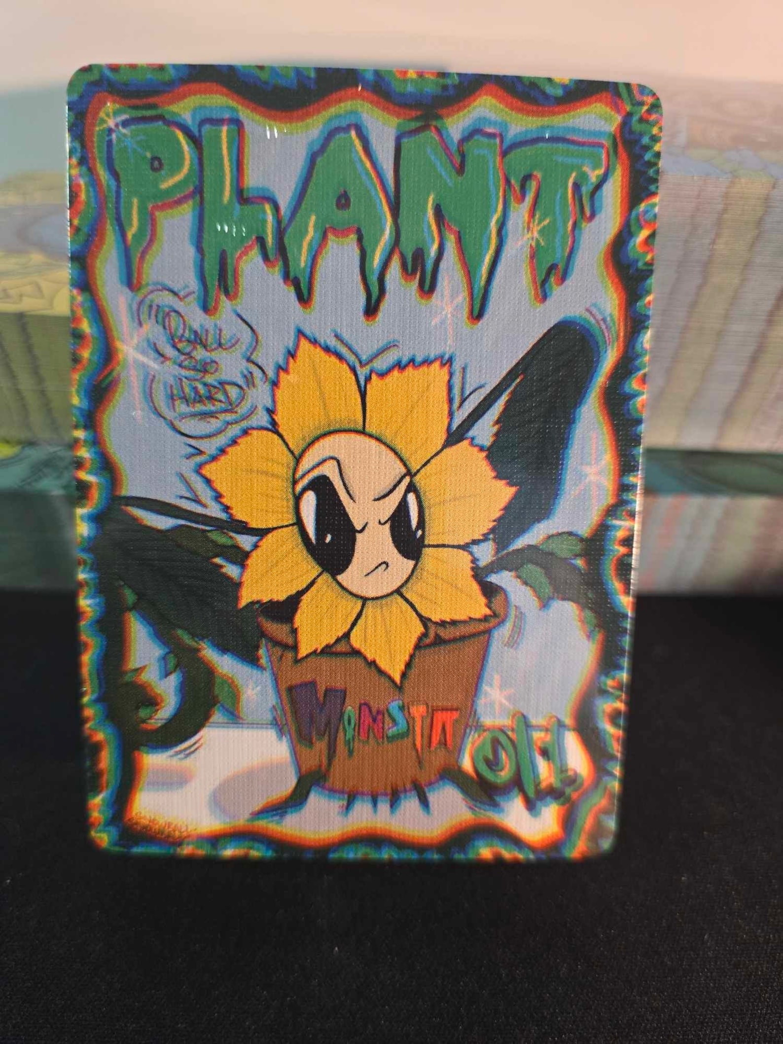 Trippy Plant Token - Etsy