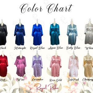 Personalized Bride and Bridesmaid Robes, Bride's Gift, Custom Robes ...