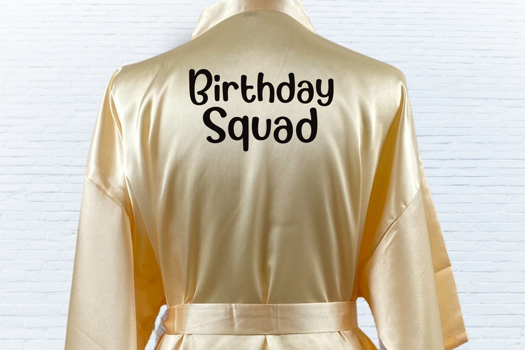 Birthday Girl and Squad Robes, Birthday Robes, Gift for Birthday ...